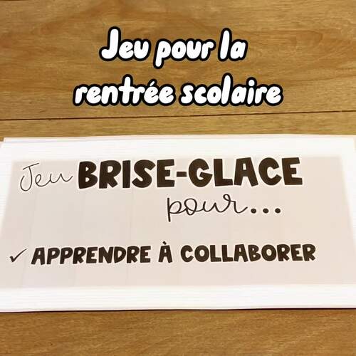 Back to School Ice breaker | Rentrée scolaire - Jeu brise-glace - Défis ...
