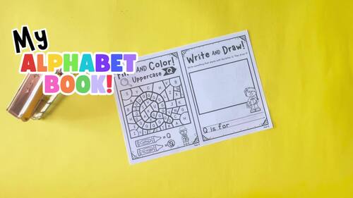 Letter of the Week Worksheets | My Letter Q Booklet by Kids Burrow
