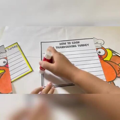 How To Cook A Thanksgiving Turkey Craft & Writing Activity | TPT
