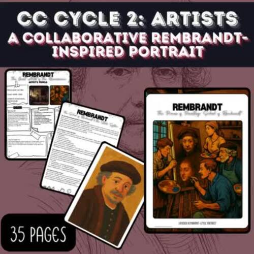 Rembrandt Collaborative Portrait Painting - CC Cycle 2: Great Artists