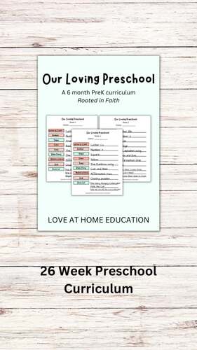Our Loving Preschool Curriculum | Love at Home Education | Shapes, Letters