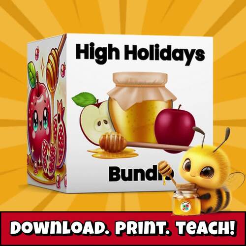 Rosh Hashanah, Yom Kippur, and Sukkot High Holidays Bundle | TPT
