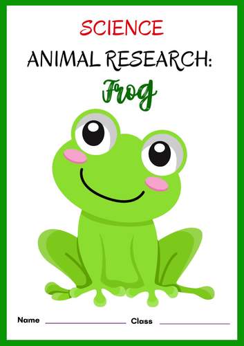 Animal Research (Frog) | Science Project by Dishan Collections | TPT