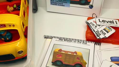 Play Based Speech Therapy Activities School Bus Expanding Utterances