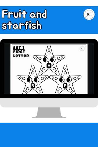 Fruit vocabulary sorting activity | Hands-on learning by Joanna Chulek