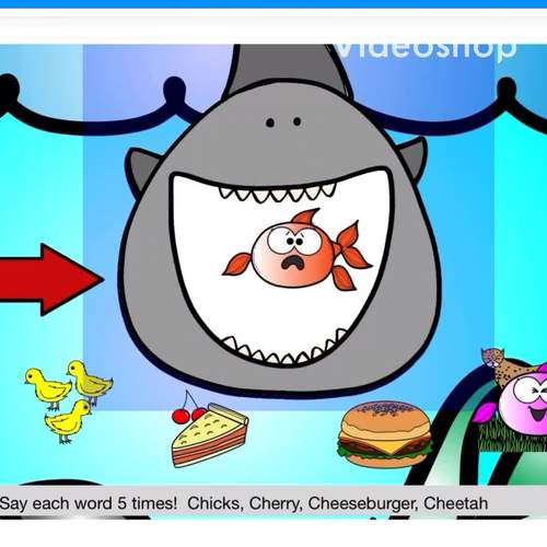 Boom Cards: Feed the Shark /T/ All Word Positions by Ausome SLP | TpT