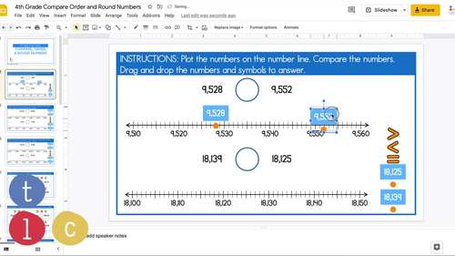 4th Grade Comparing, Ordering, and Rounding Numbers up to Hundred Thousands