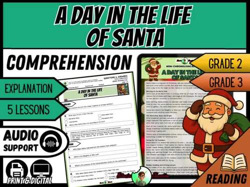 A Day in the Life of Santa Claus | Reading Comprehension | Grade 2/3
