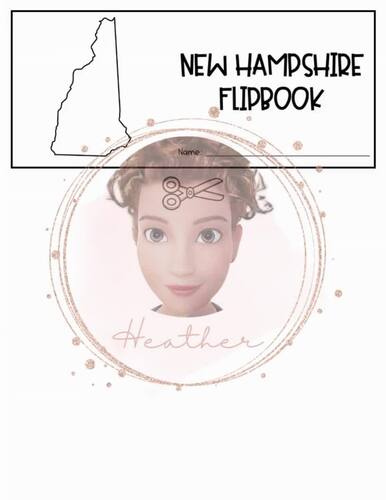 New Hampshire State Flipbook | Capital, Bird, Flower, Flag, Animal ...