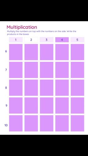 Multiplication Facts Practice & Mental Math Practice by Jana Does ...