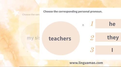 Interactive Genially quiz. Personal pronouns by Linguamao ESL | TPT