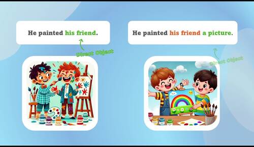 Comprehend Direct & Indirect Objects in Sentences; Speech Therapy