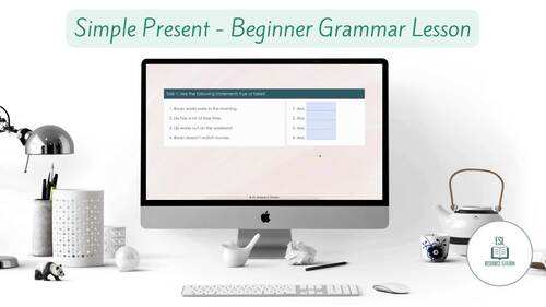 Simple Present - Adult ESL Beginner Grammar Lesson, Worksheets, Activities
