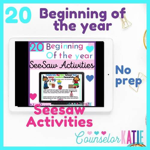 Back to school - Beginning of the Year - Social Emotional Activities ...