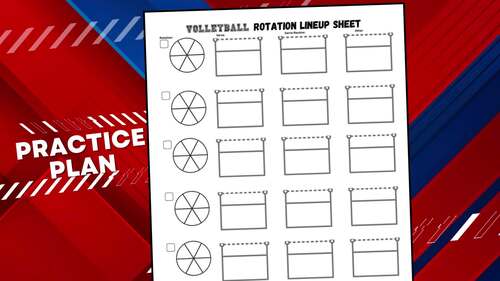 Volleyball Practice Plan Bundle – 10 PDF Sheets 8.5x11" | digital download