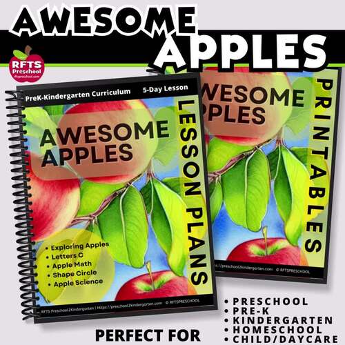 APPLE Preschool Lesson Plans | September Activities | Pre-K Kindergarten
