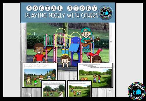 Social Story-Playing with other children by Oceanview Resources | TpT