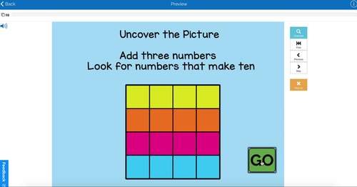 BOOM CARDS Decks - Adding 3 Numbers and Teens with Ten Frames by ...