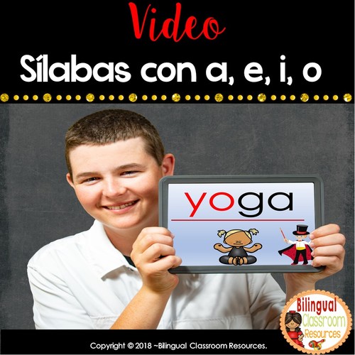Sílabas con a, e, i, o (Video) by Bilingual Classroom Resources | TPT