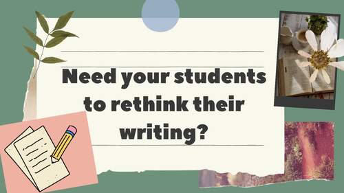 Revising Informational Texts - PowerPoint/Lesson by Teachin Tips Revising Informational Texts - PowerPoint/Lesson by Teachin Tips