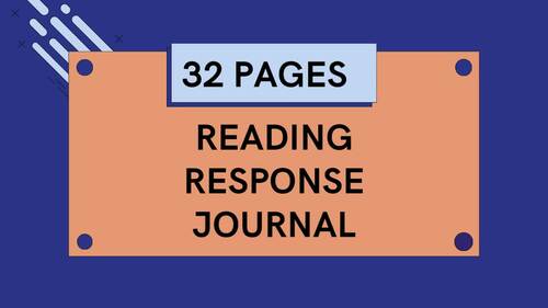 Reading Response Journal Notebook Printable Template by Banyan Tree