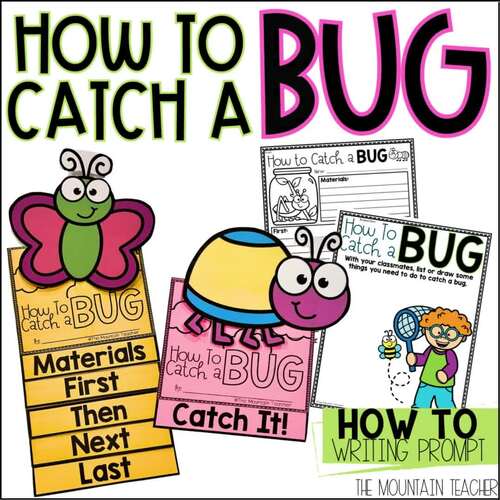 How To Catch a Bug Writing Prompt and Bugs and Insects Craft for ...