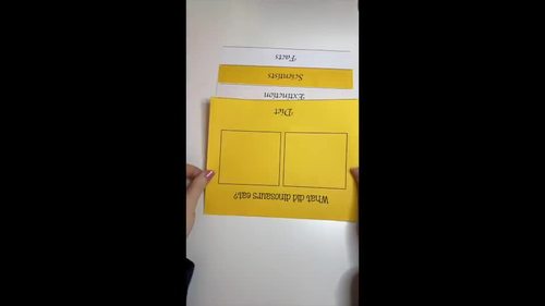 Dinosaur Activities | Facts About Dinosaurs Flip Books by Teaching Autism