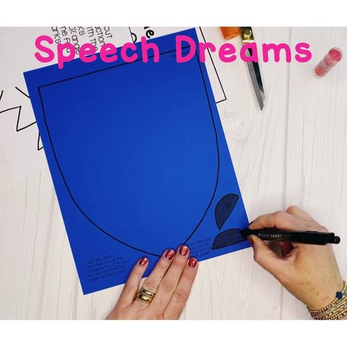 Summer Speech Therapy Craft: Shark with Articulation and Language Goals