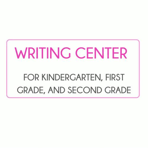 Fall Writing Center | Kindergarten and 1st grade OCTOBER | TPT