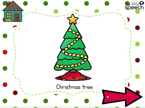 NO PRINT Christmas Preschool Speech & Language Therapy Unit | TPT