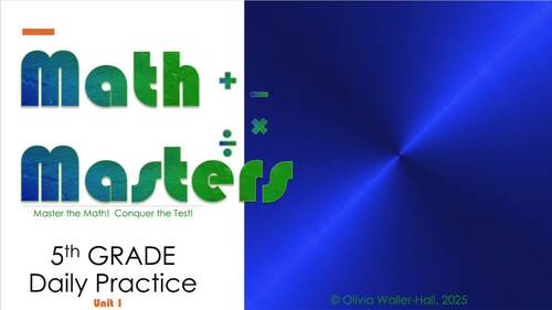 5th Grade Volume and Numerical Expressions Daily Practice - Test Prep