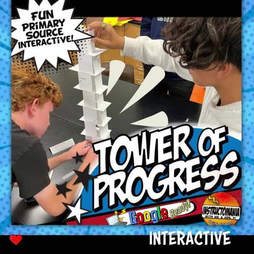 Civil War Tower of Progress Primary Source Reading Passages Activity
