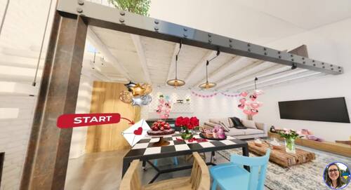 Valentine's Day Escape room 360° English ESL/EFL B1 Intermediate