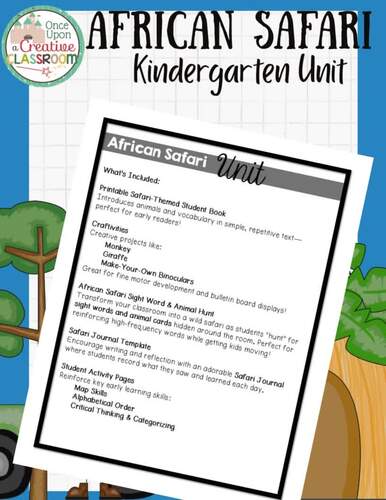 African Safari Unit for Early Elementary - Africa | TPT
