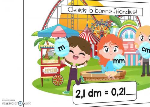 Conversion de la mesure / French measurement conversion Boom Cards