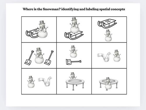 How to Catch a Snowman Book Companion |Winter Speech Therapy Language ...