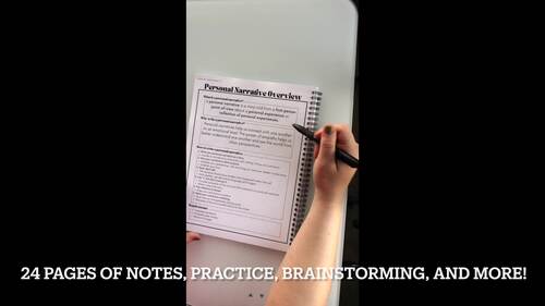 Personal Narrative 3-Week Writing Unit | High School English & Creative ...