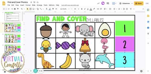 Phonics Games for Google Slides™ Kindergarten by Phonics to Fluency