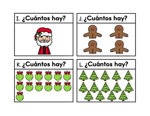 LA NAVIDAD COUNT THE ROOM | CHRISTMAS MATH ACTIVITY by sheetworm