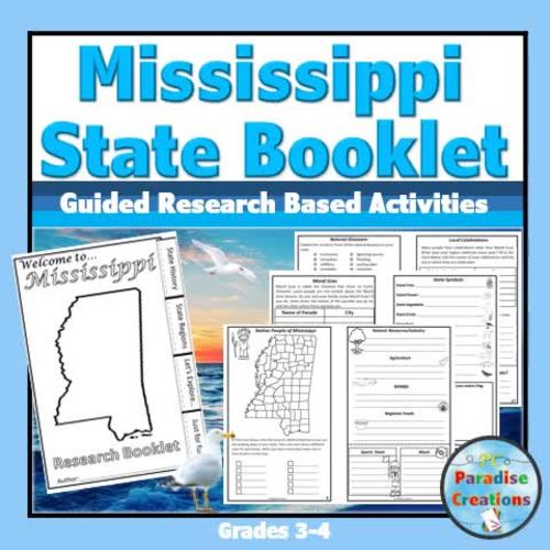 Mississippi State Research Booklet | U.S. Geography Project for Grades ...