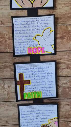 Catholic Editable Writing Craft|Catholic Education Week | Catholic ...