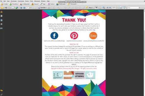 Measure the Animal Cards, Set of 50 cards and 3 rulers Pages, Cute ...