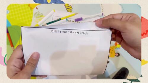 Craft Letter to My Future Self – DIY Heart Fold End of Year Time capsules