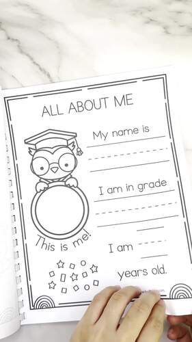 End of the Year Memory Book Kindergarten to Third Grade Keepsake Summer ...