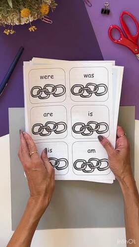 Linking Verbs Bundle, Easel, matching, L2.1 by BXC Creations | TPT