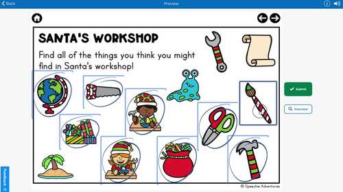 How to Catch an Elf Book Companion Boom Cards by Speechie Adventures