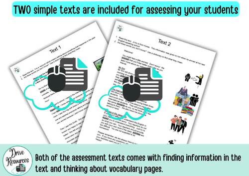 ESL Reading - Read Simple Texts - School Life by Drive Resources