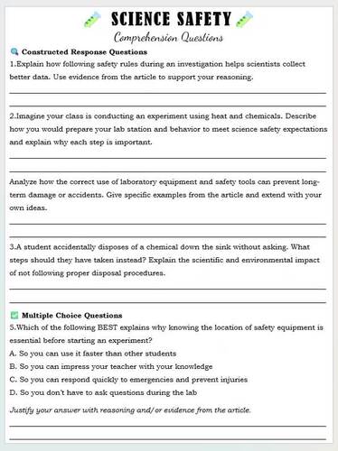 *NEW TEKS*Matter_Reading Articles & Comprehension Questions by ...