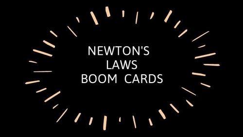 Newton's Laws - Boom Cards for Middle School Science by JayZee | TPT