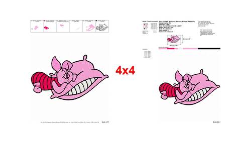 Sweet Piglet Napping on Pillow Winnie the Pooh Embroidery Designs ...